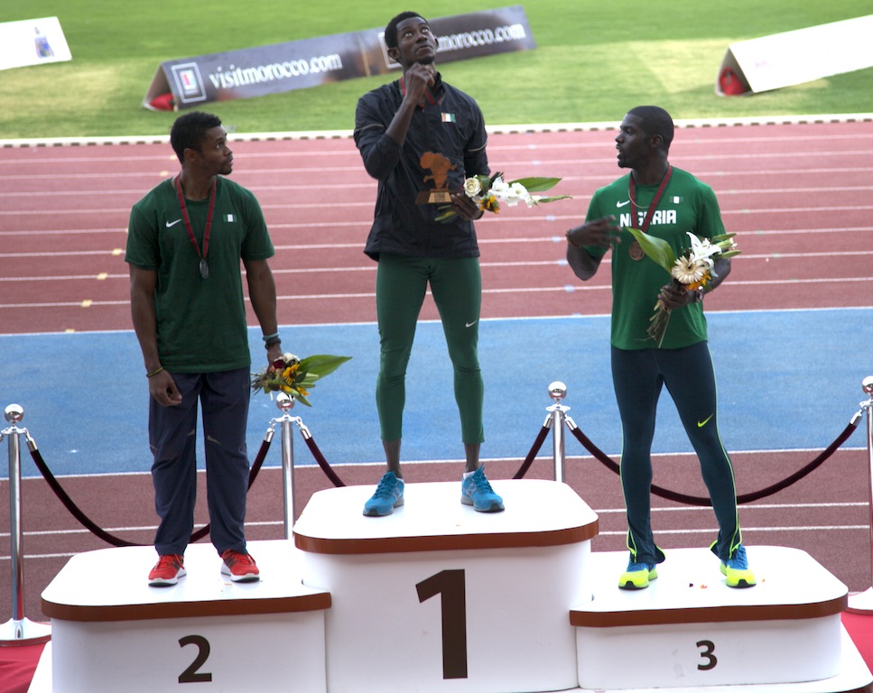 ‘Naijamericans’ Mark Jelks & Monzavous Edwards take African 100m Silver ...