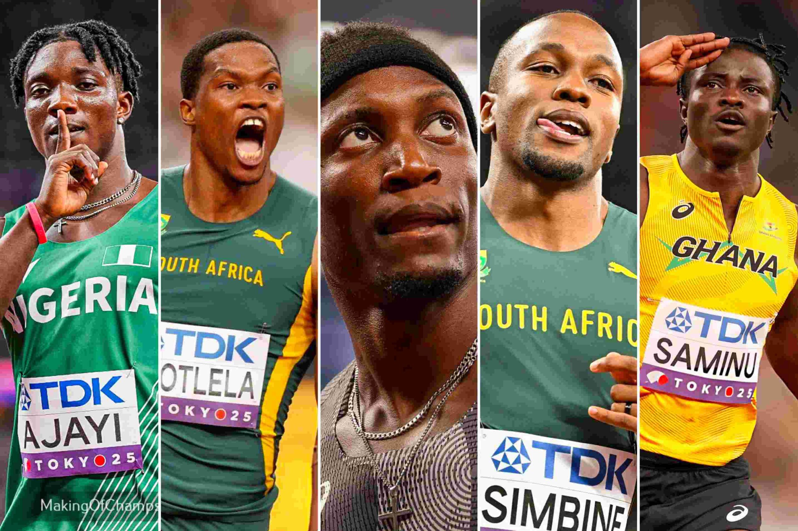 Africa’s Top 10 Male Sprinters in 2025: Part 1 | MAKING OF CHAMPIONS